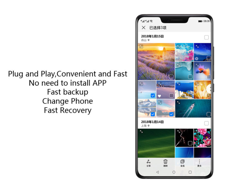 New Huawei Backup Storage Mate 10 20 X Pro P20 Pro Charger 1TB External ...
