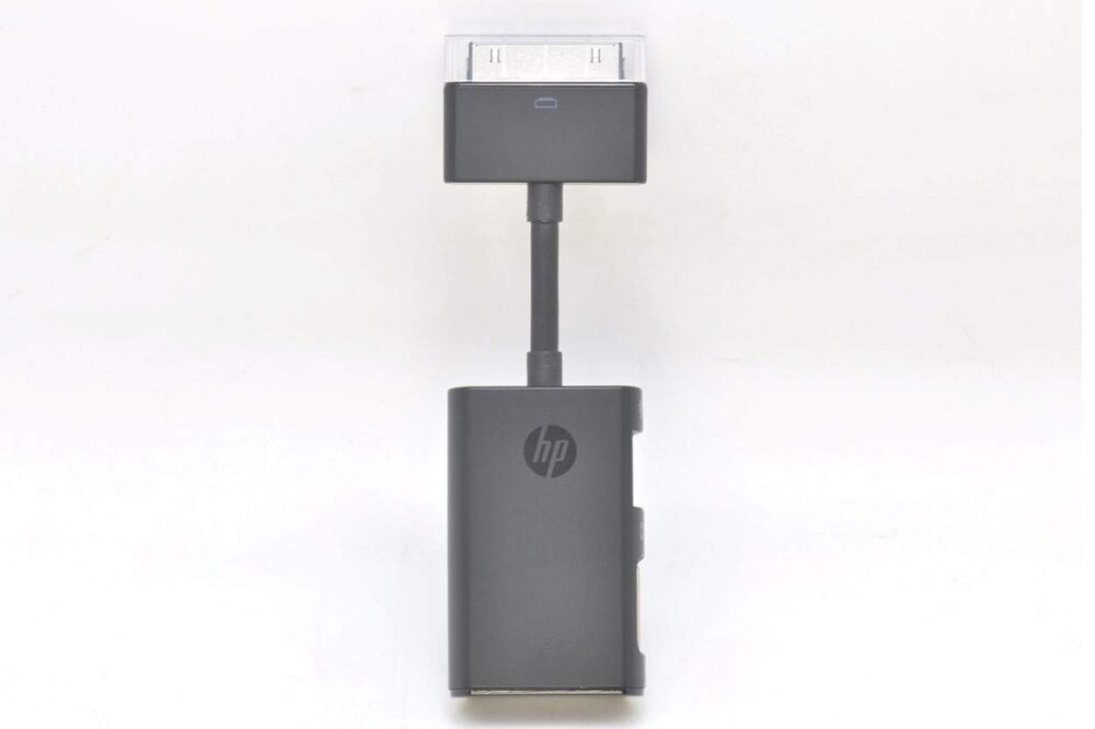 New Genuine HP Dock Connector to Ethernet & VGA Adapter HP EliteBook ...