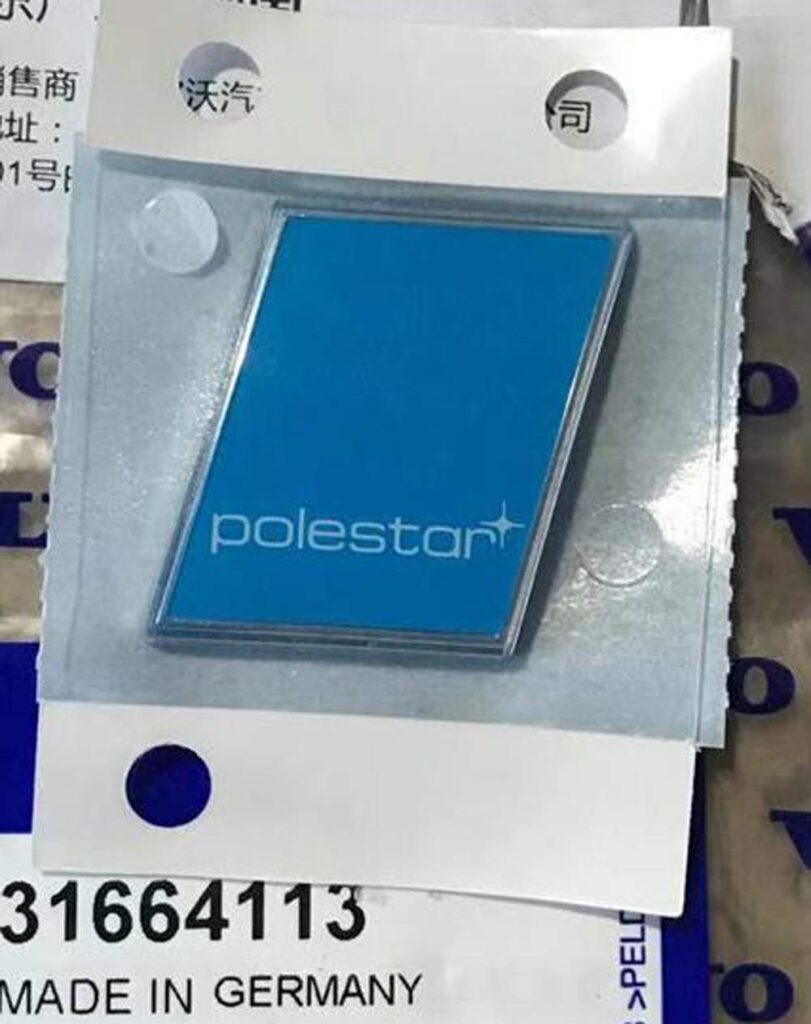 NEW Genuine OEM Factory Volvo Polestar BADGE Logo Blue 31664113 ...