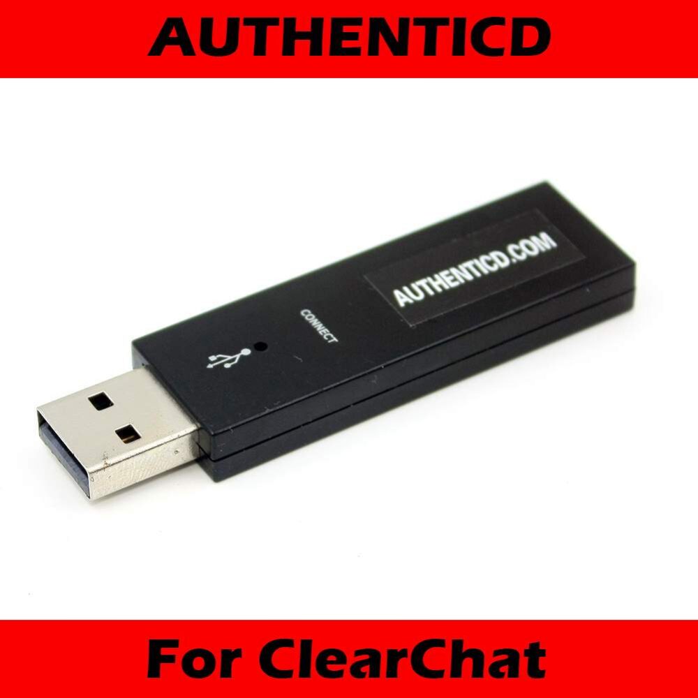 AUTHENTICD? Wireless Headset USB Dongle Adapter Transceiver A-00007 For ...